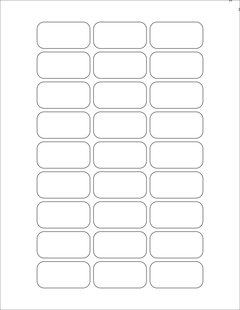 White Glossy Labels 1 8 X 0 9 Rectangle K 10 Crafter s Choice