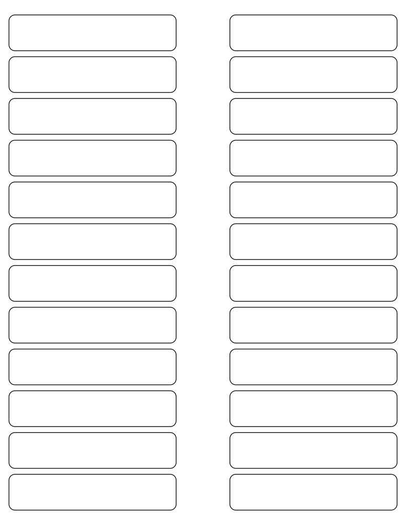 White Glossy Labels 3 5 X 0 7 Rectangle M 6 Wholesale Supplies Plus