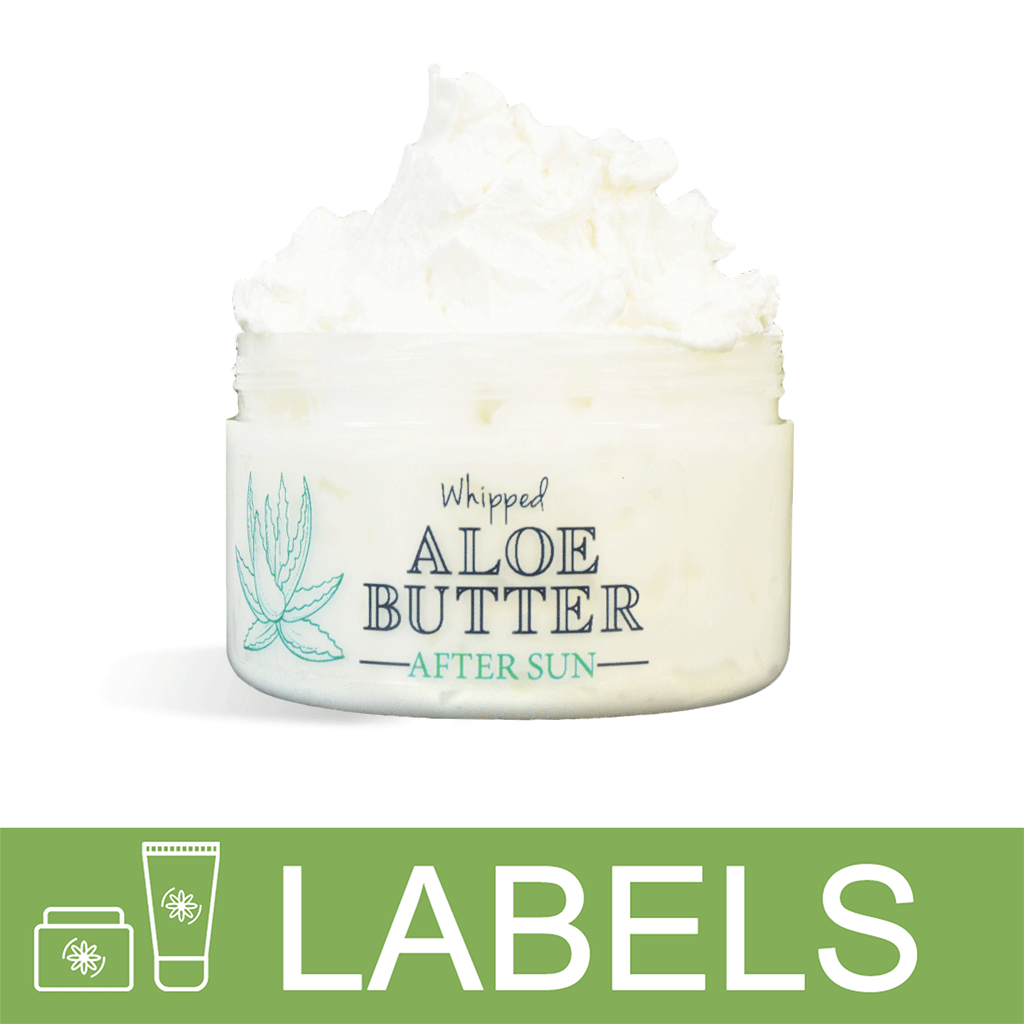 After-Sun Whipped Aloe Butter Label – Wholesale Supplies Plus