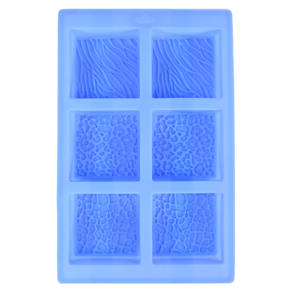 Animal Prints Square Silicone Mold - Molds - for Soap & Candle Making ...