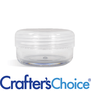 0.33 oz Clear Jar & Natural Top - Wholesale Supplies Plus - Jars - for ...