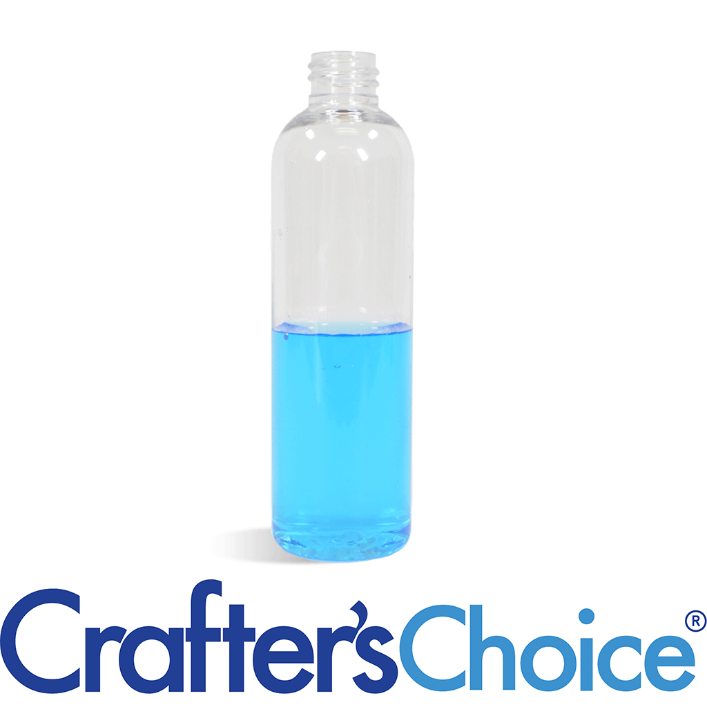 4 oz Clear Round Bullet Plastic Bottle - 24/410 - Crafter's Choice ...