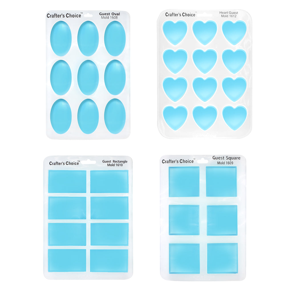 Guest Silicone Mold Collection - Crafter's Choice - Sample Set - for ...